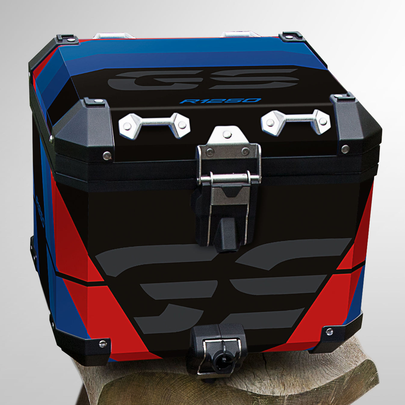 BMW R1250 GSA Rallye 3 Stripes Panniers & Top Box Decals – Mark Anstey ...